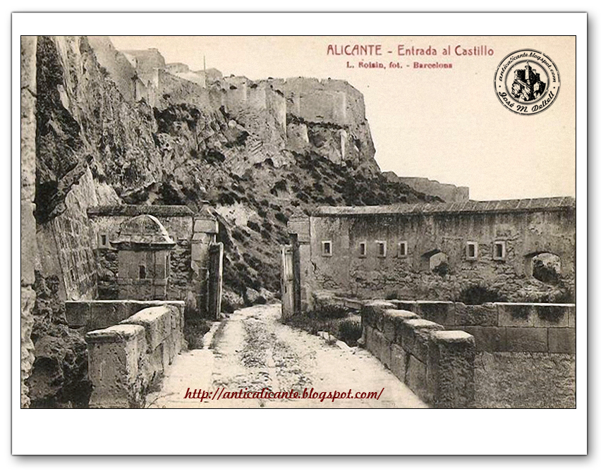 Antíc "detalles de una ciudad": Castillo de Santa Bárbara (Alicante)