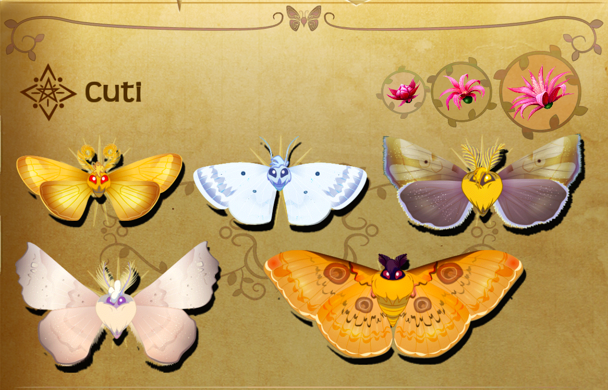 A Flutter Starlight Journey: Cuti Wisp Event: Moth Set and Deco Abilities