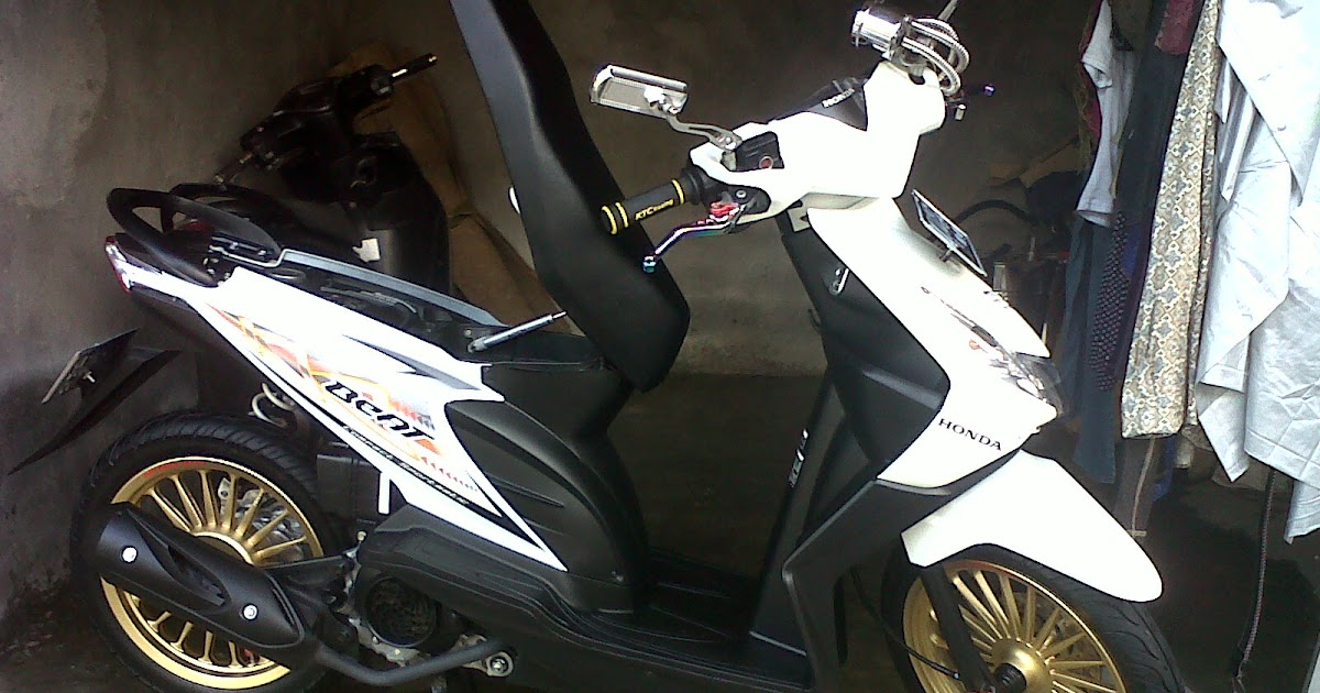 48+ Galeri 50 Modifikasi Beat Karbu Hijau Putih Terupdate | Era Modifikasi