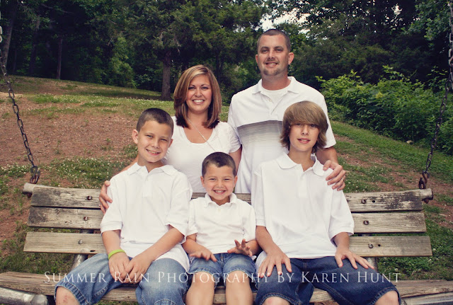 Summer Rain Photography by Karen Hunt : The Utterback Family