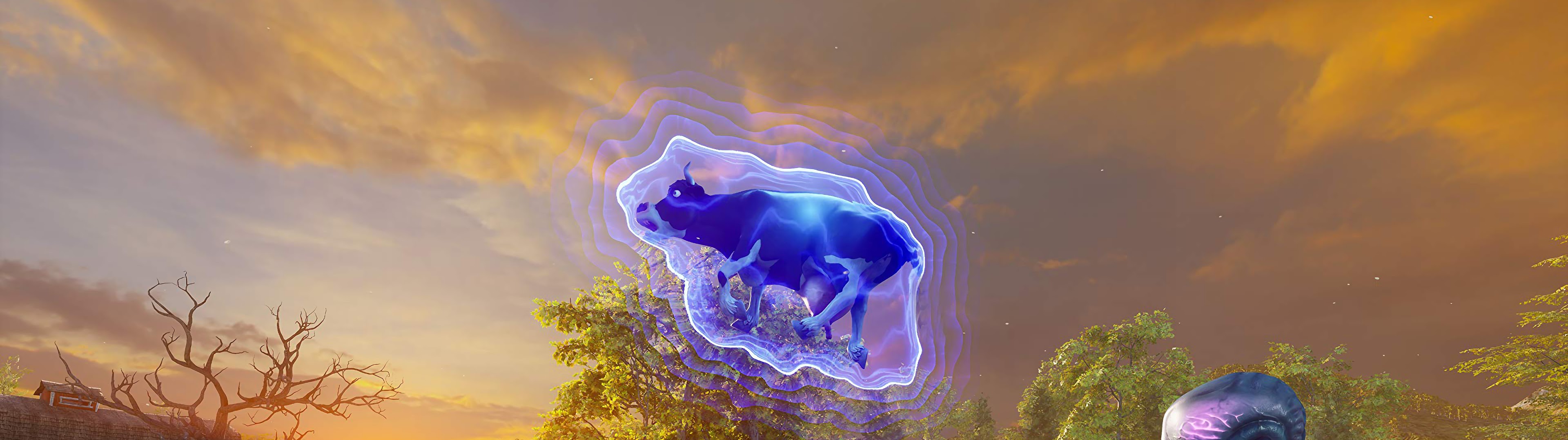 Destroy All Humans, Flying Cow, 4K, #11 Wallpaper iPhone Phone