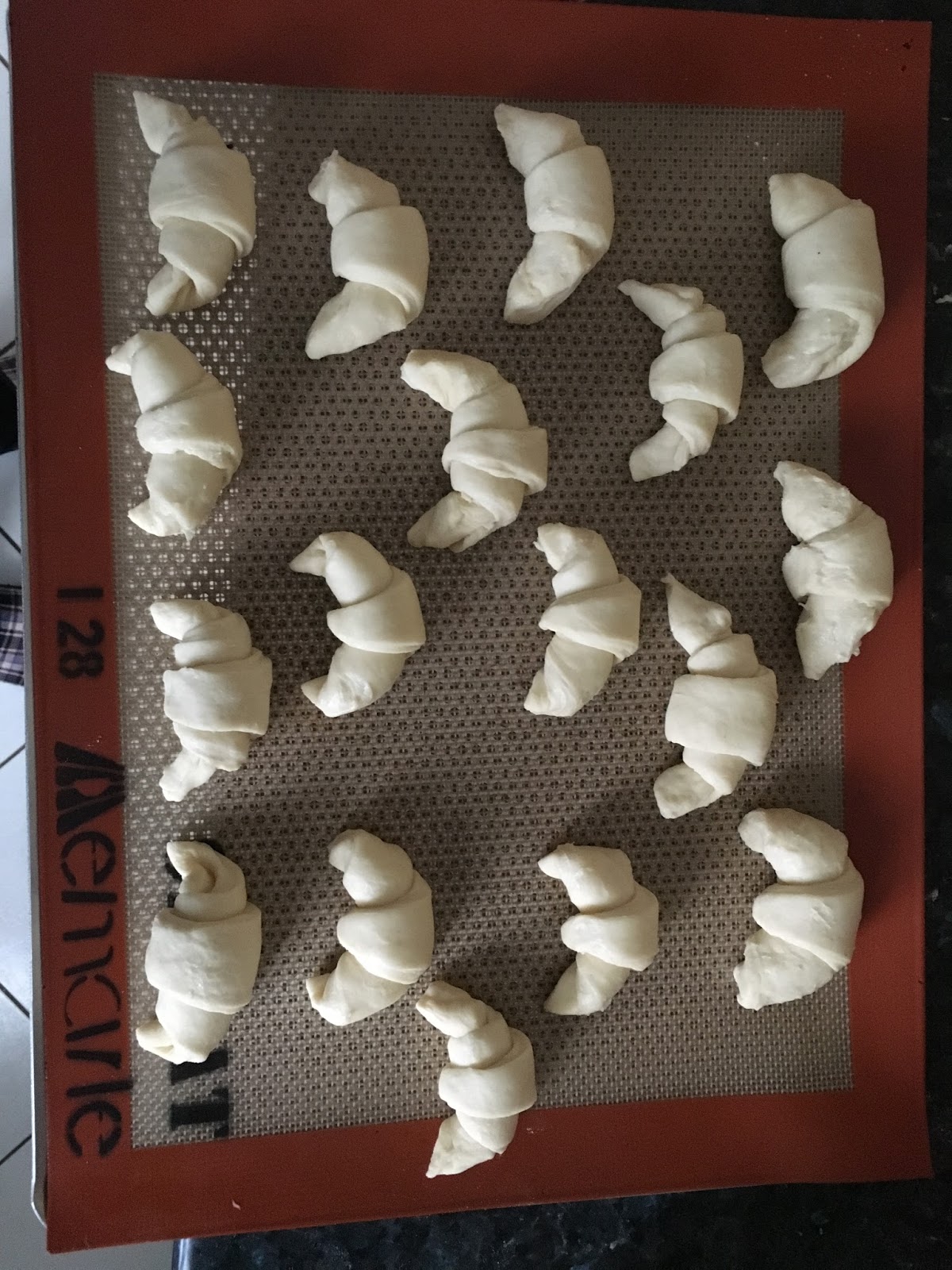 Pâte levée feuilletée: Pâte à croissant