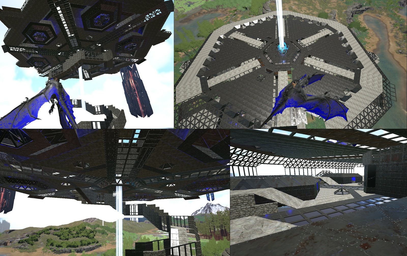 Darkling's Ark Builds: UFO Base and Spiral Towers