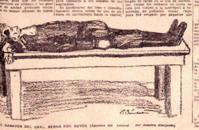 Bitácora: 10 DE FEBRERO, 1913 : CADÁVER DE BERNARDO REYES