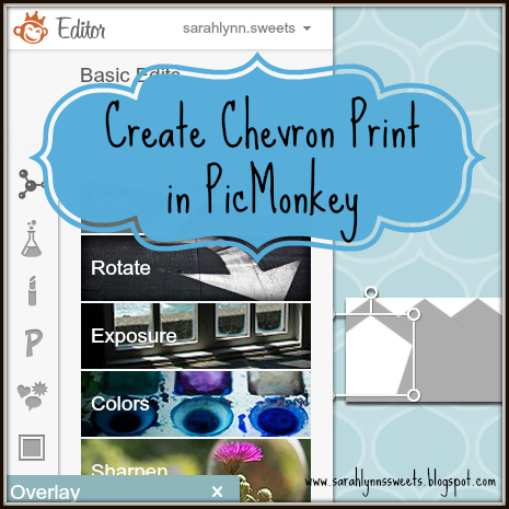 Creating Chevron in PicMonkey
