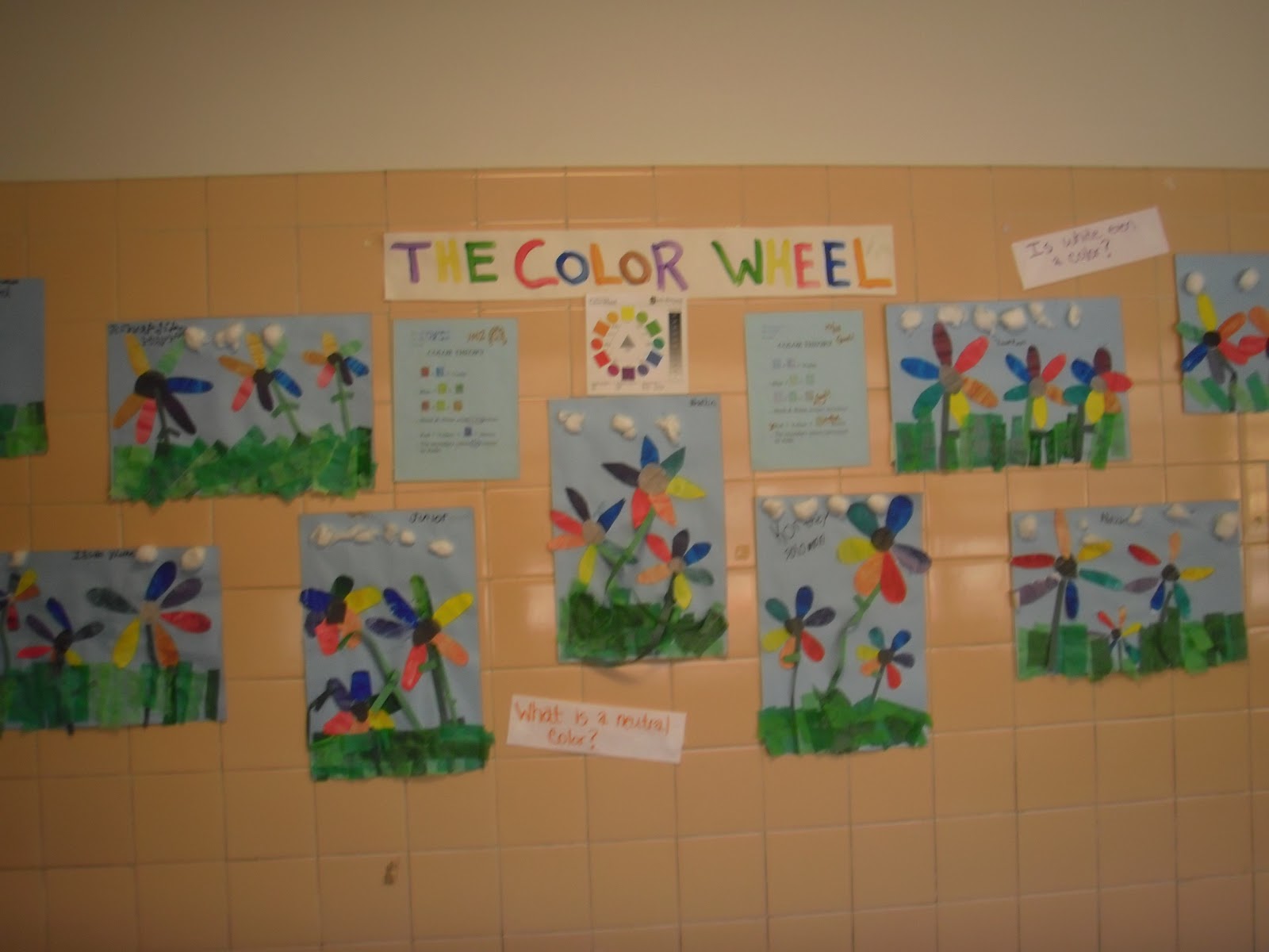Little Hands Create Big Art: Color Wheel Flowers