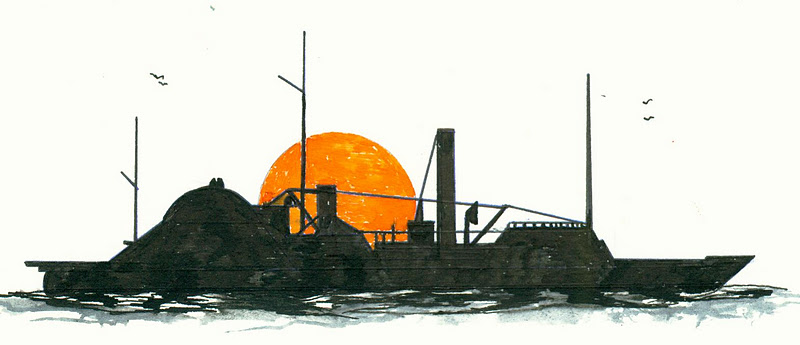 WARSHIPSRESEARCH: The American side wheeled ironclad ram USS Choctaw ...