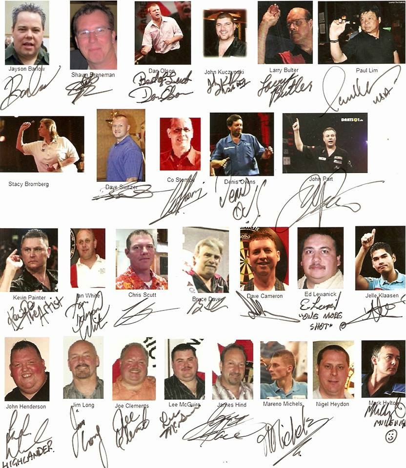 All About Darts: SIGNATURE DARTS PLAYERS