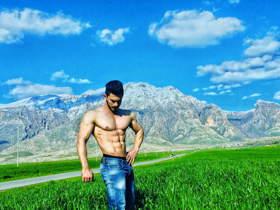 world bodybuilders pictures: kurdistan bodybuilder dlovan jaff