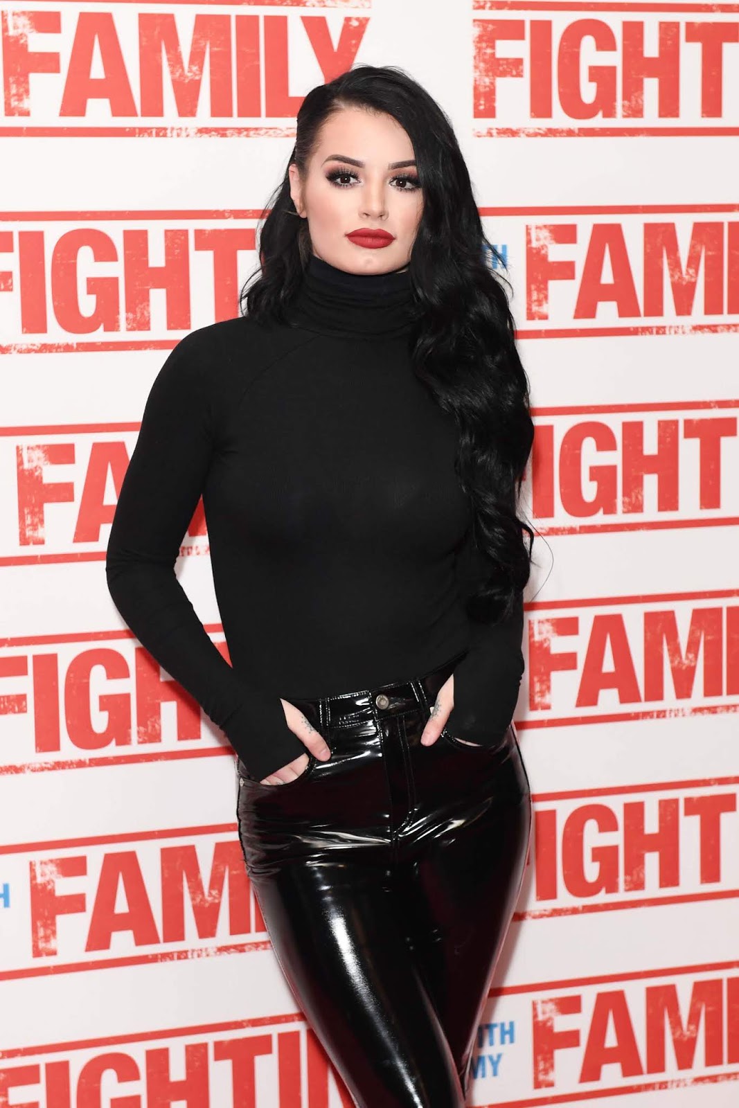 Lovely Ladies in Leather: Paige Bevis in leather pants