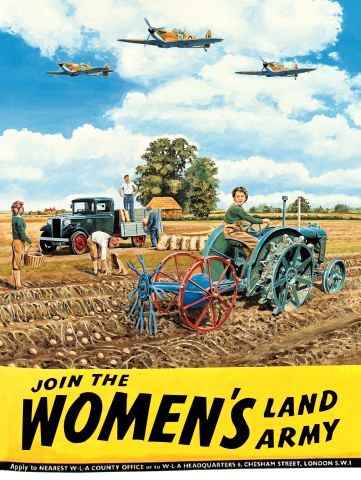 Two Men and a Little Farm: VINTAGE POSTER SUNDAY, WOMEN'S LAND ARMY