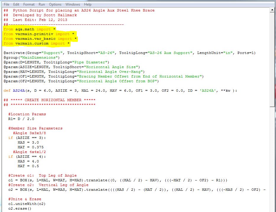 My Plant3D & Inventor Notes: Python Scripting!