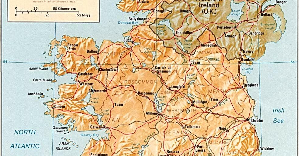 Republic of Ireland Map