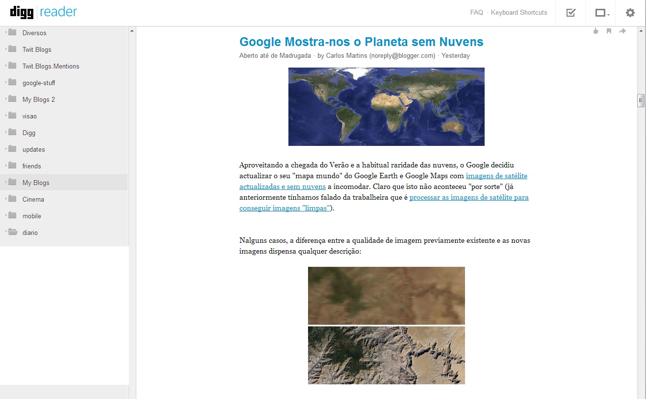 As Alternativas ao Google Reader | Aberto até de Madrugada