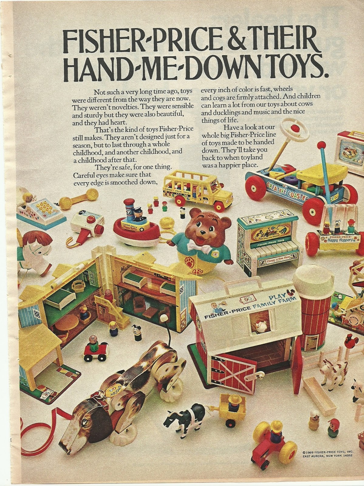 Pioneer & Vintage Advertisements: Fisher-Price Ads