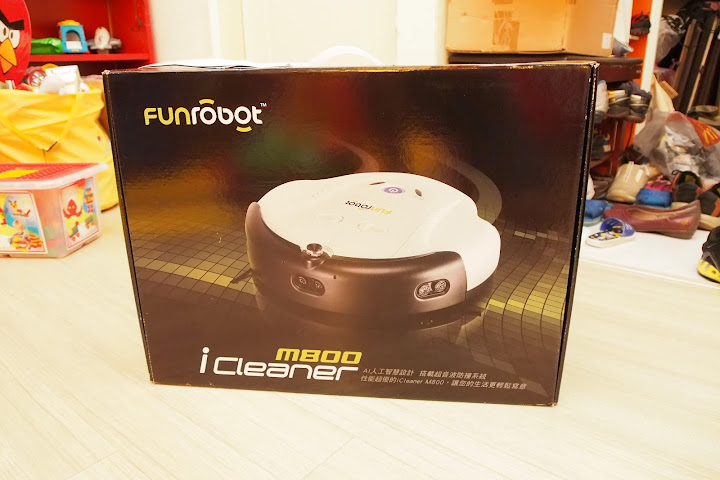 潘大少的敗家好物: [開箱]MSI微星 FUNROBOT iCleaner M800 智慧型吸塵器/掃地機入手