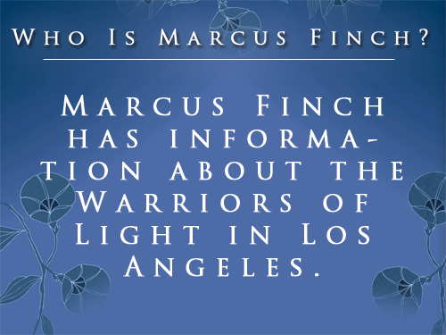 Alchemist Secrets | Bloodlines Fansite: Who is Marcus Finch?