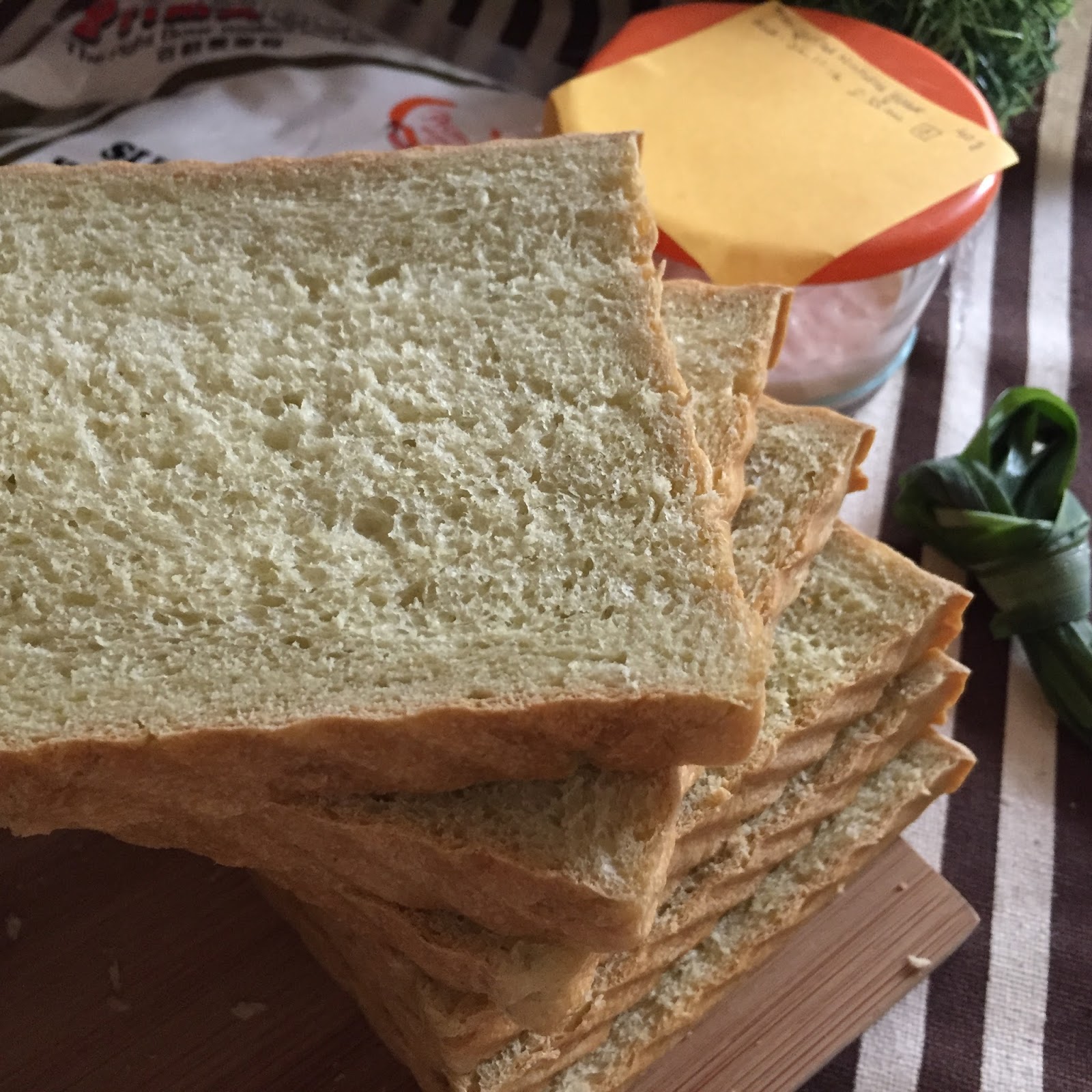 My Mind Patch: Natural Yeast Pandan Wholemeal Bread 天然酵母香兰全麦面包