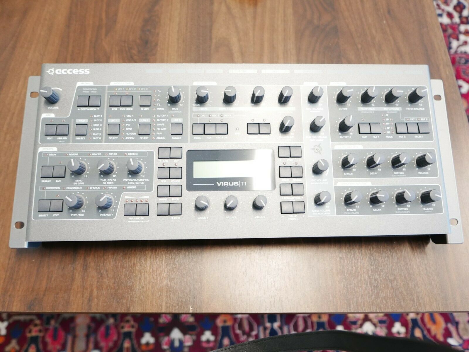 MATRIXSYNTH: Access Virus Ti2 Tabletop Synth with Rack Mount Bracket