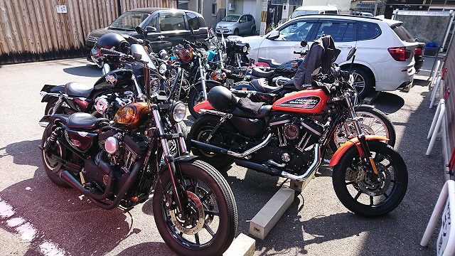 がるーだのターコイズ スポーツスター (garuda's turquoise sportster): 2/26 Kinspo 2017京都ツーリング