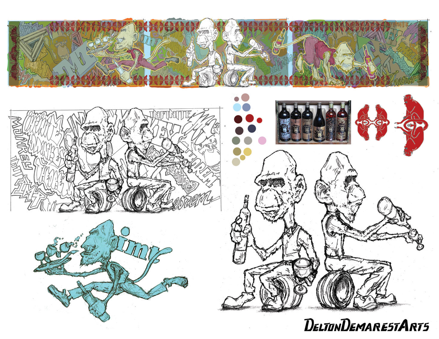 Delton Demarest Arts: Winemaker Matradee WIP