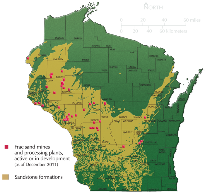 Geography 337: GIS 2: Frac Sand Mining in Western Wisconsin: An Overview
