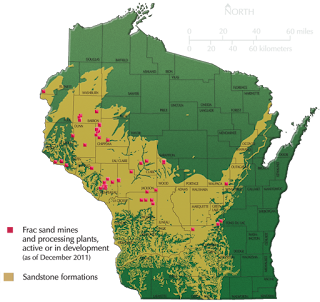 Geography 337: GIS 2: Frac Sand Mining in Western Wisconsin: An Overview
