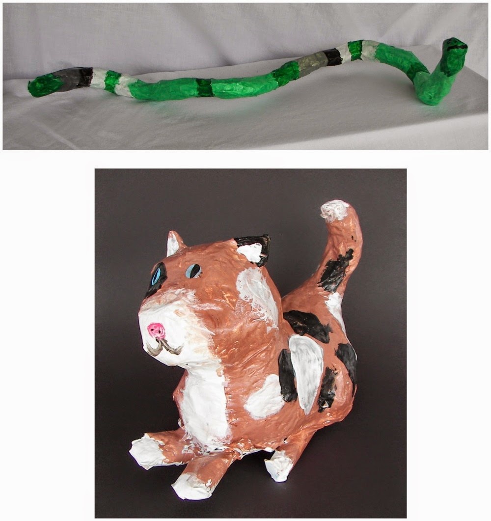 The Rolling Artroom: Paper Mache Animals (4th-6th Grade)