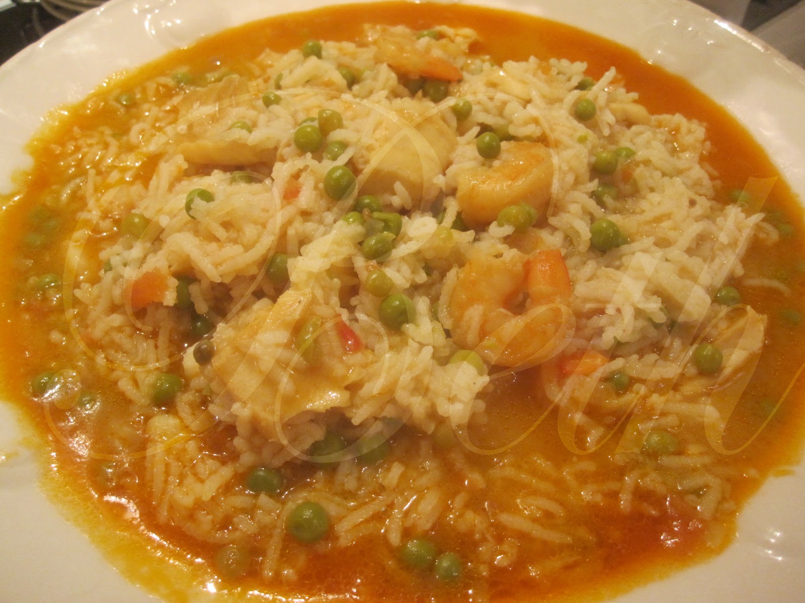 .: Riz de Poisson aux Petits Pois / Arroz de Peixe com Ervilhas