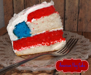 FoodThoughtsOfaChefWannabe: American Flag Cake (White Frosting Recipe ...