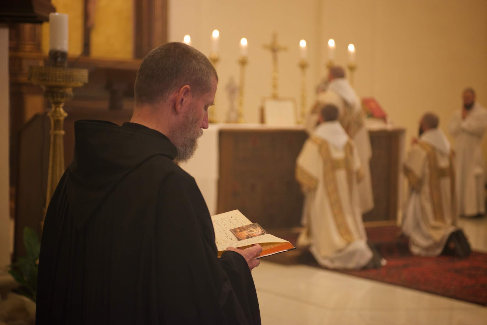 Roman Catholic Monks Chanting