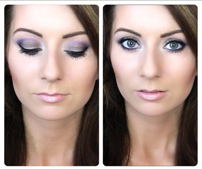 Shades of Kassie: Metallic Taupe & Purple Eye Tutorial