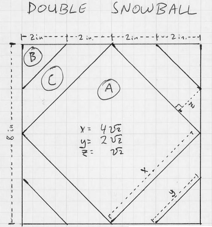 Dunawi Creek: Asha's Sawtooth Star Quilt: Part 2 - Piecing the Double ...