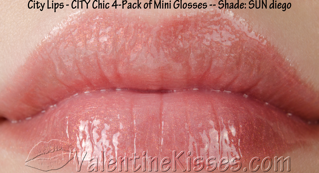 Valentine Kisses: City Lips CITY Chic 4-Pack of mini glosses - pics ...