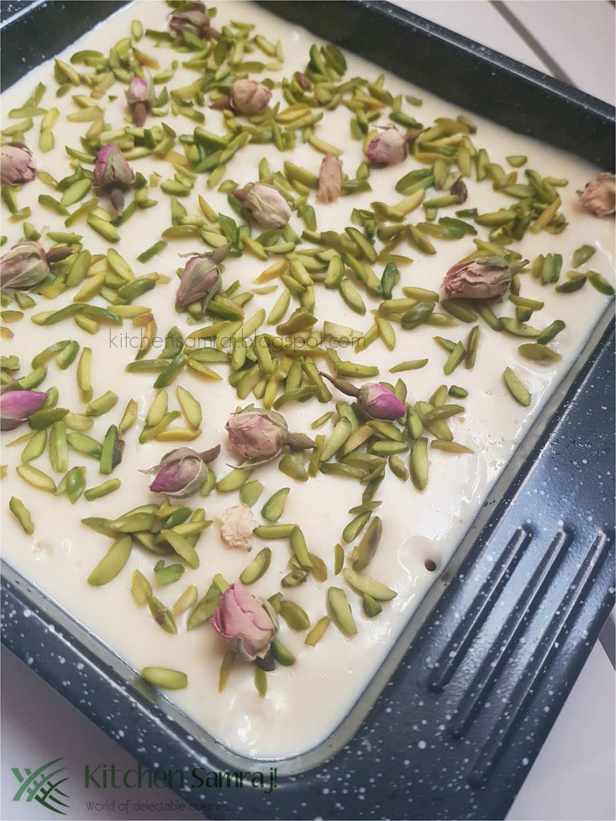 Aish El Saraya - Arabic Bread Pudding | Kitchen Samraj!