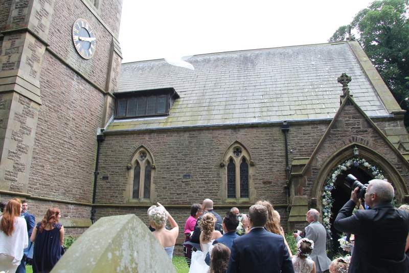 Cheryl & Steve's Beautiful Blue Wedding Day at St Anne's Singleton ...