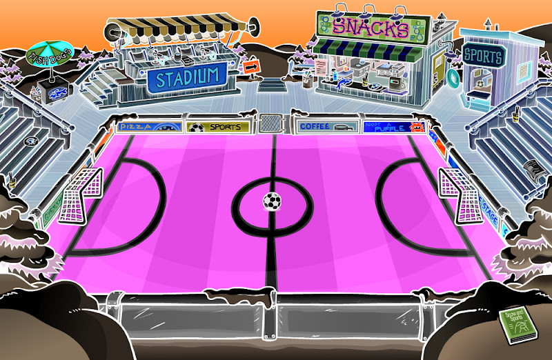 Echo006 In Club Penguin: The Pink Stadium