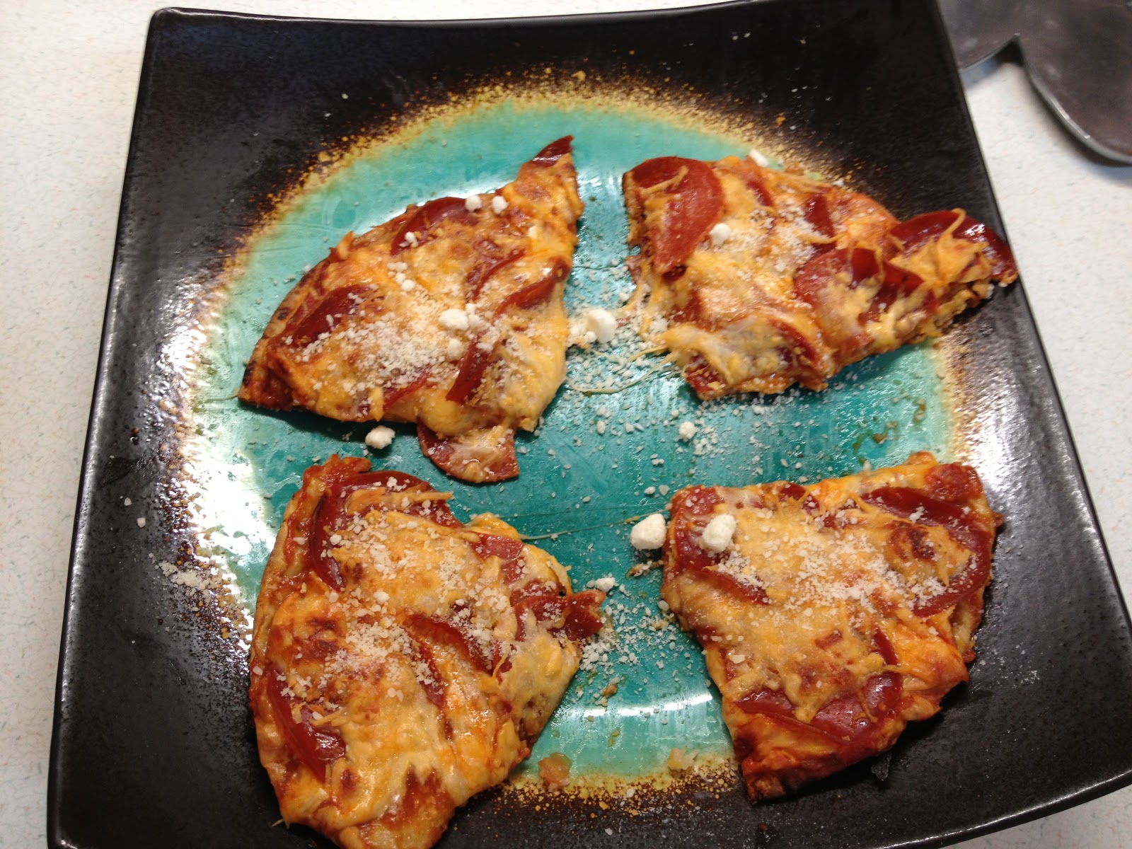 Cocina De Don Pedro: Healthy 6-Inch Personal Pepperoni Thin Crust Pizza