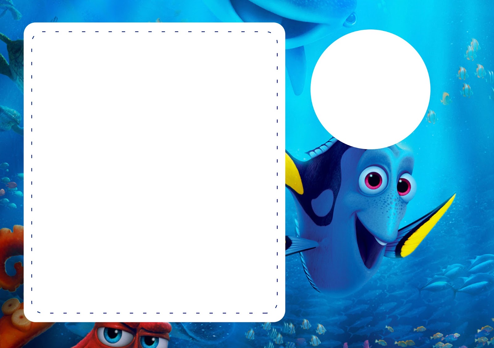 Finding Dory: Free Printable Invitations. - Oh My Fiesta! in english