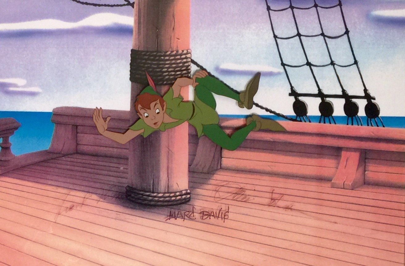 Animation Collection: Original Production Animation Cel of Peter Pan ...
