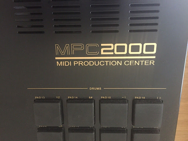 MATRIXSYNTH: Custom Black and Gold AKAI MPC 2000