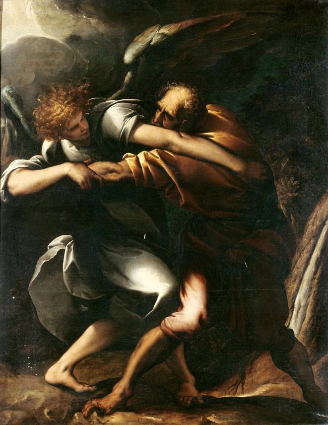 Voix du silence: le combat de Jacob avec l'ange