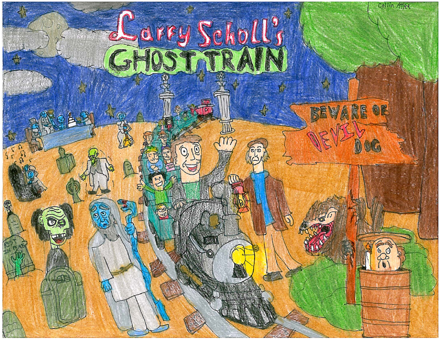 Larry Scholl's Blog, Home of the Ghost Train: Amazing Ghost Train Fan Art!