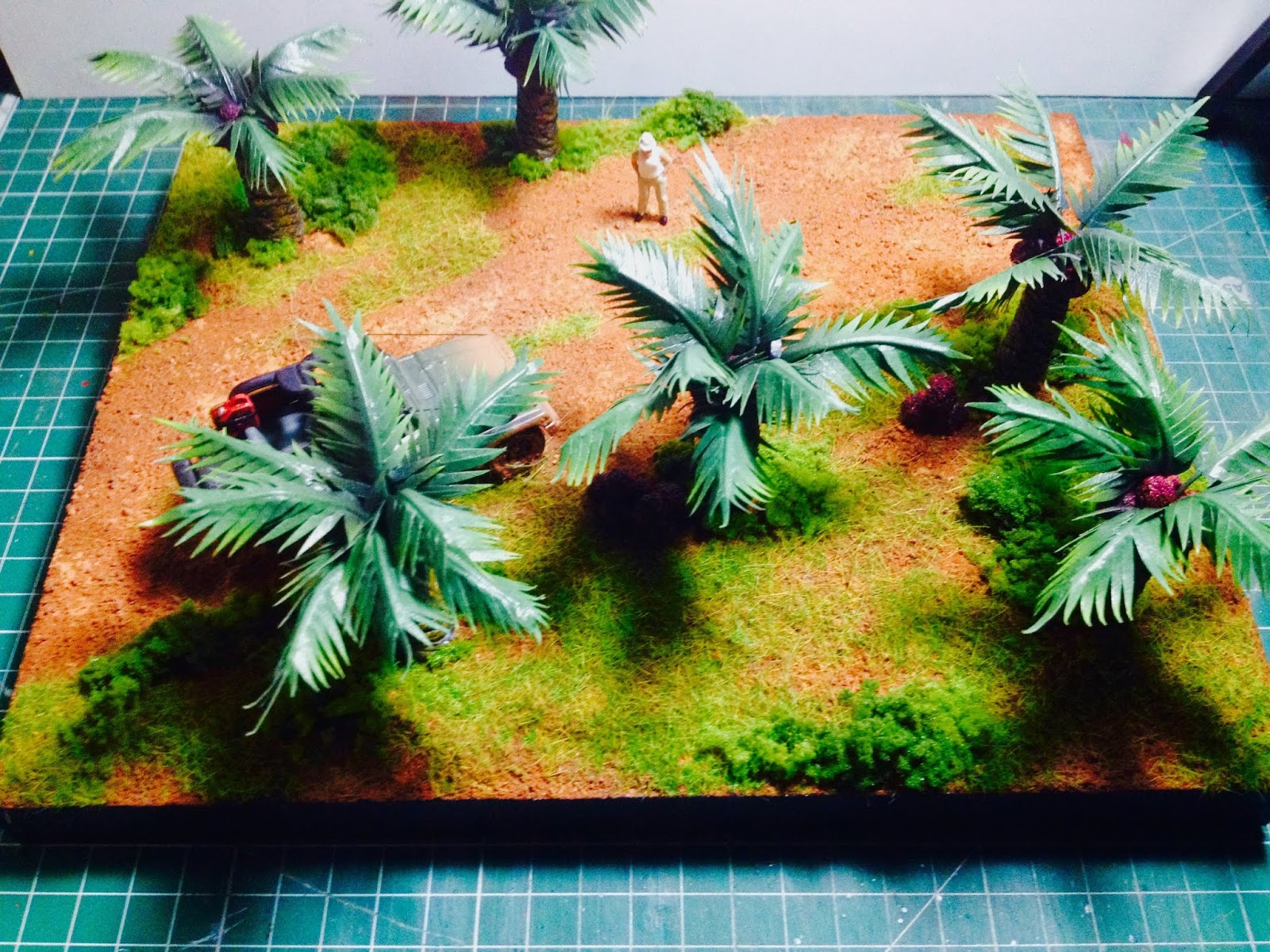 Diorama of Oil Palm Plantations - Customslim Hobbies
