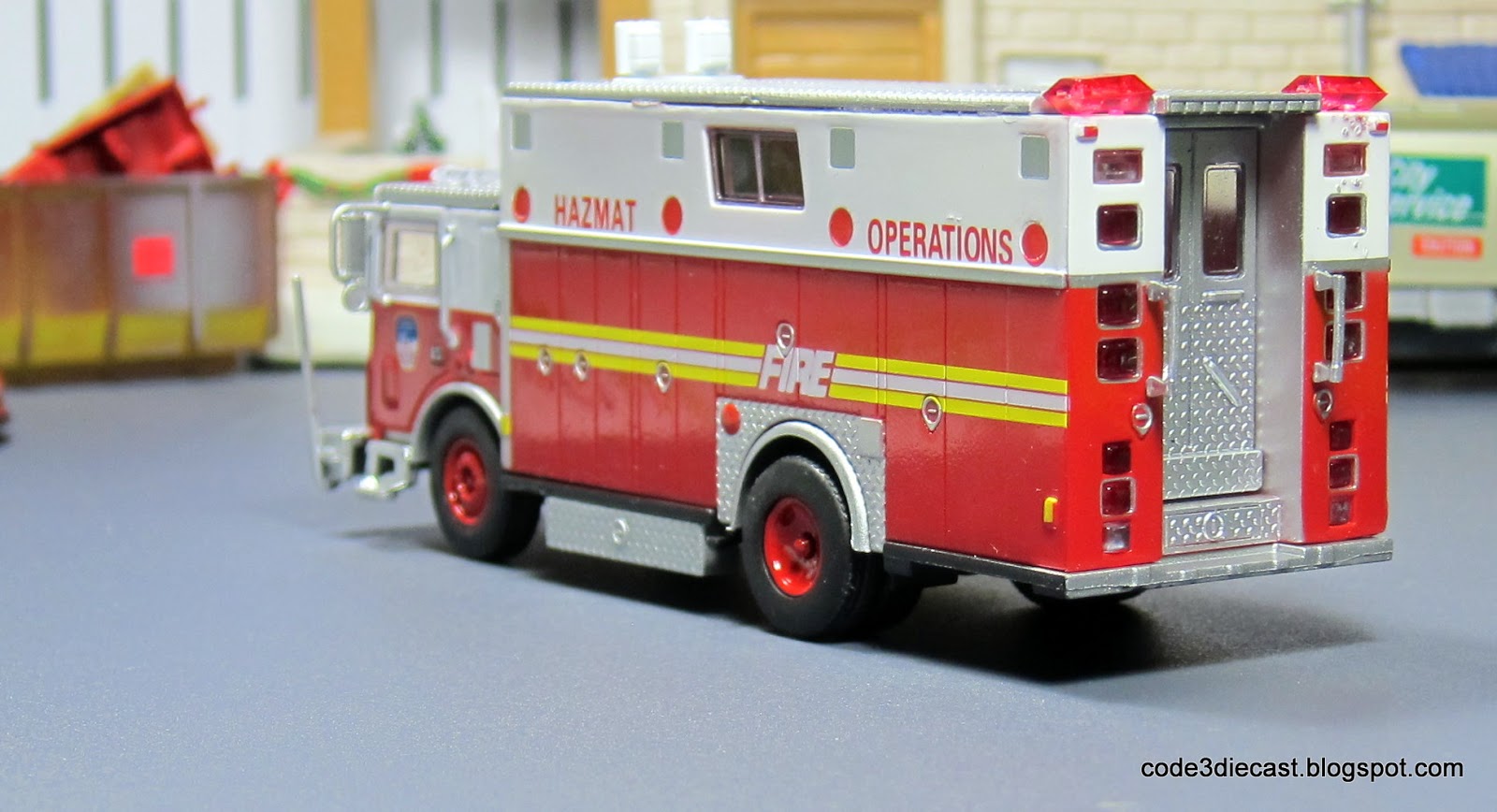 My Code 3 Diecast Fire Truck Collection: Mack Hazmat Operations Truck