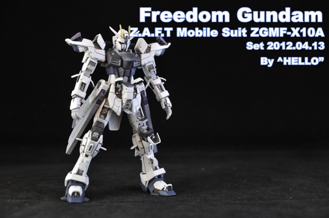 GUNDAM GUY: RG 1/144 Freedom Gundam - Custom Build