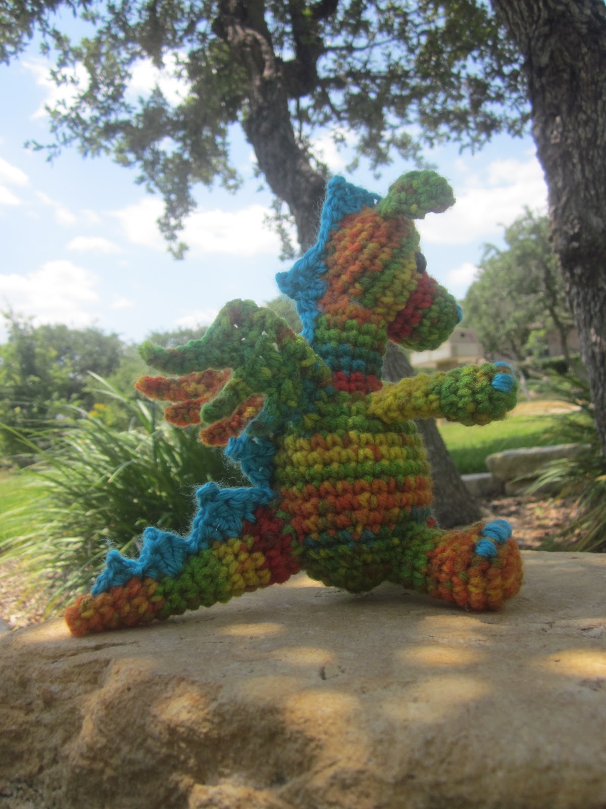 Lemmy Loop: Colorful Dragon Amigurumi