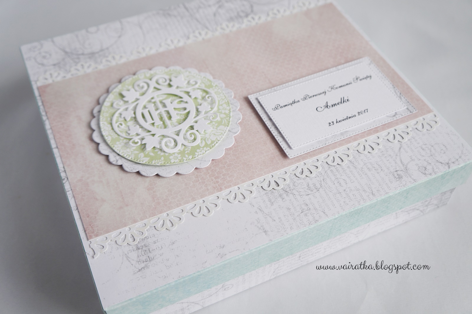 Blog Craft Passion: Album komunijny/First Holy Communion album
