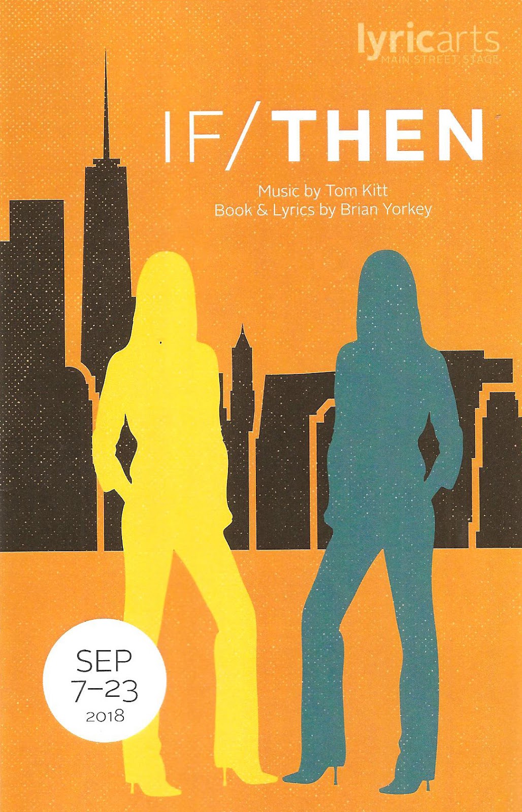 If Then Musical Poster