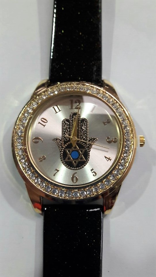 Judaica Menoráh: Relojes Hebreos de pared- de mesa - y de pulso